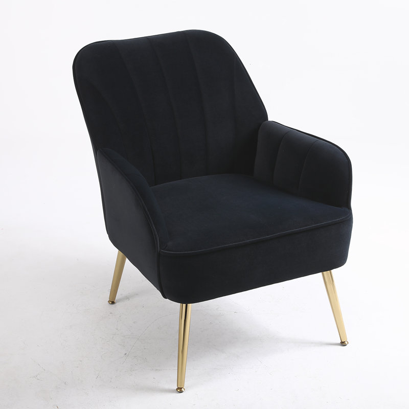 Mercer41 Accent Chair With Metal Legs Wayfair